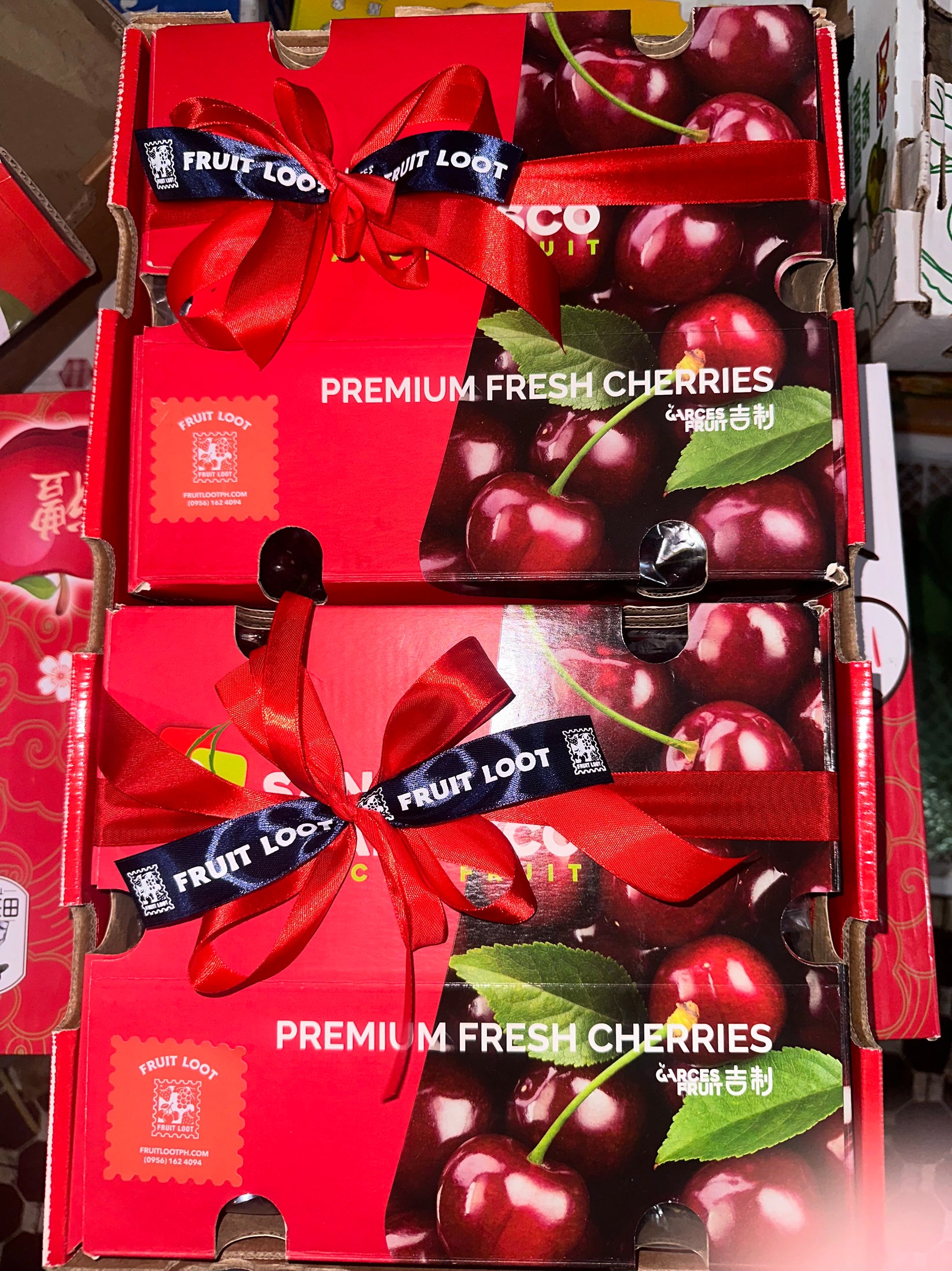 Cherries Gift Box – Fruit Loot Ph